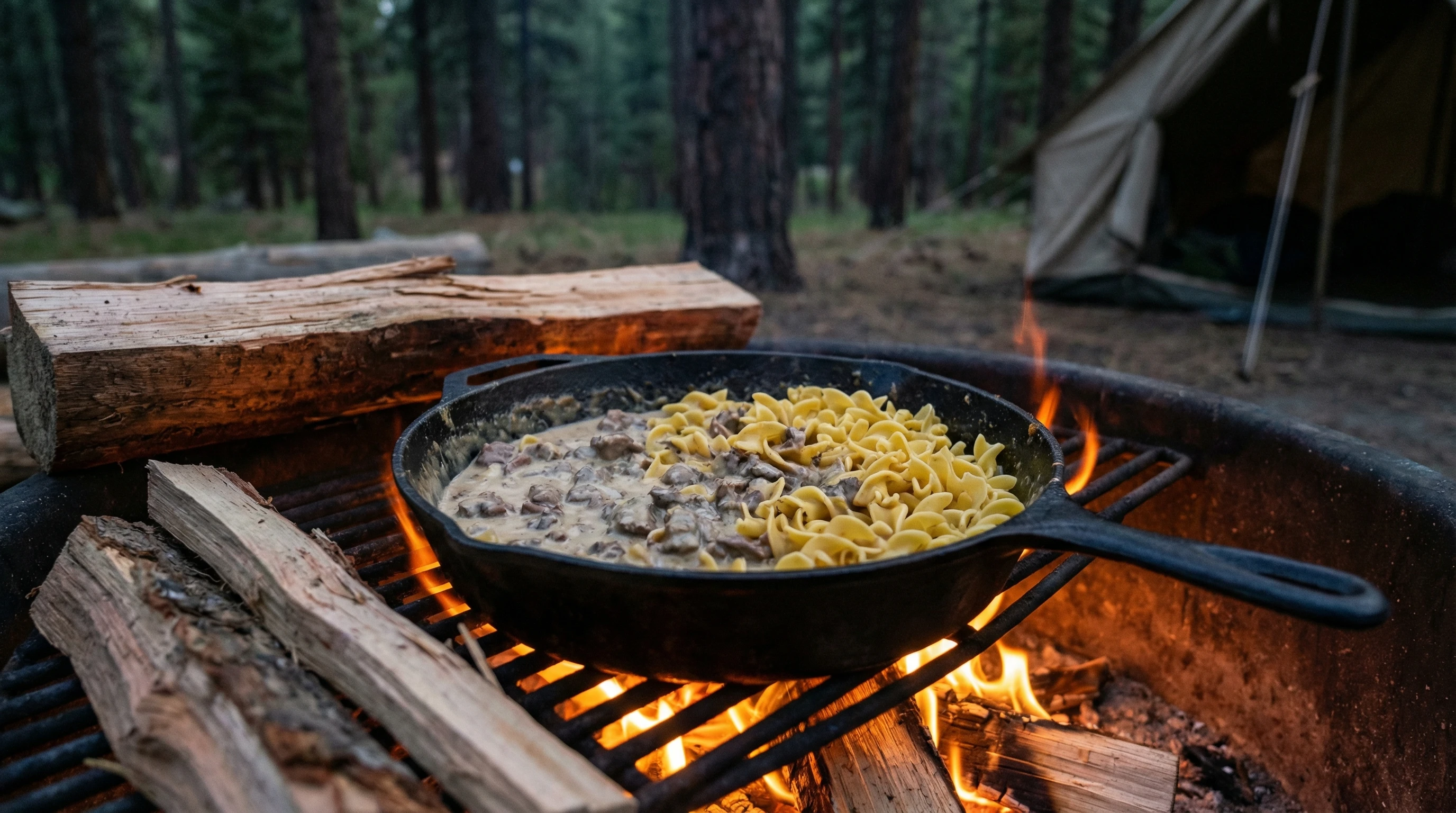 Campfire Beef Stroganoff: The Best Recipe Ever!